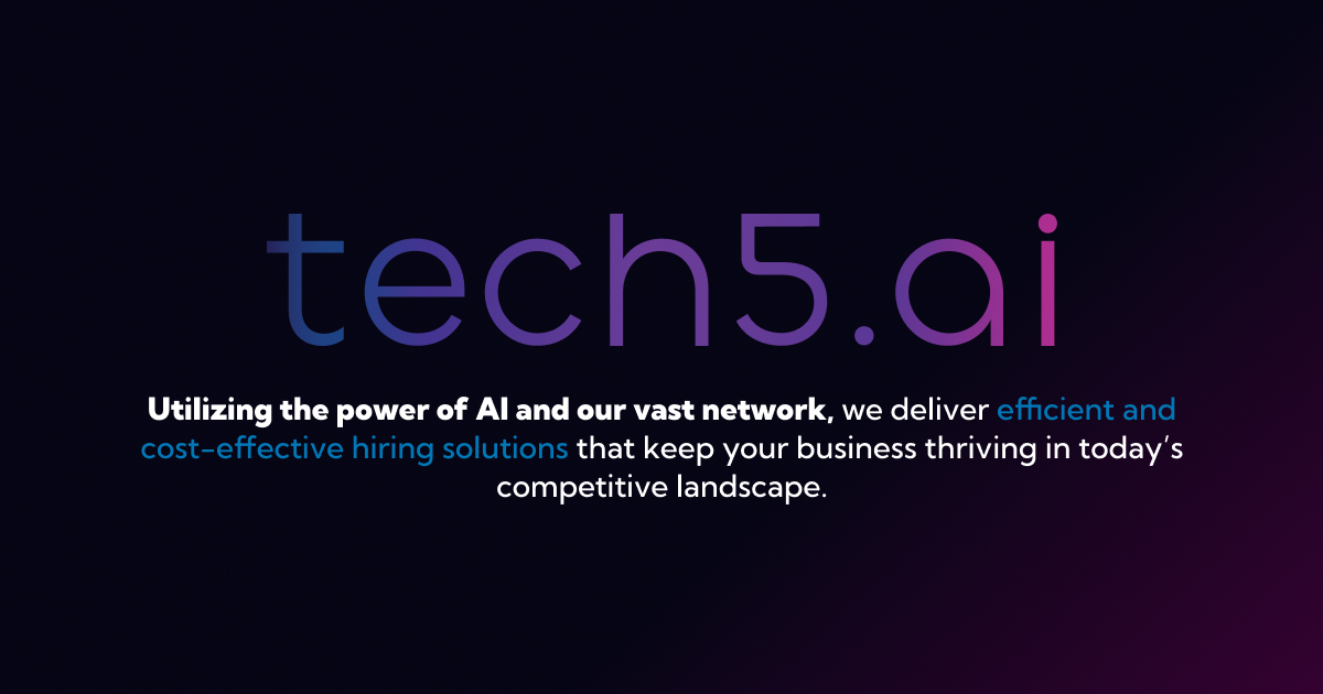 Techfive.ai | AI-Powered Staffing and AI Solutions Provider